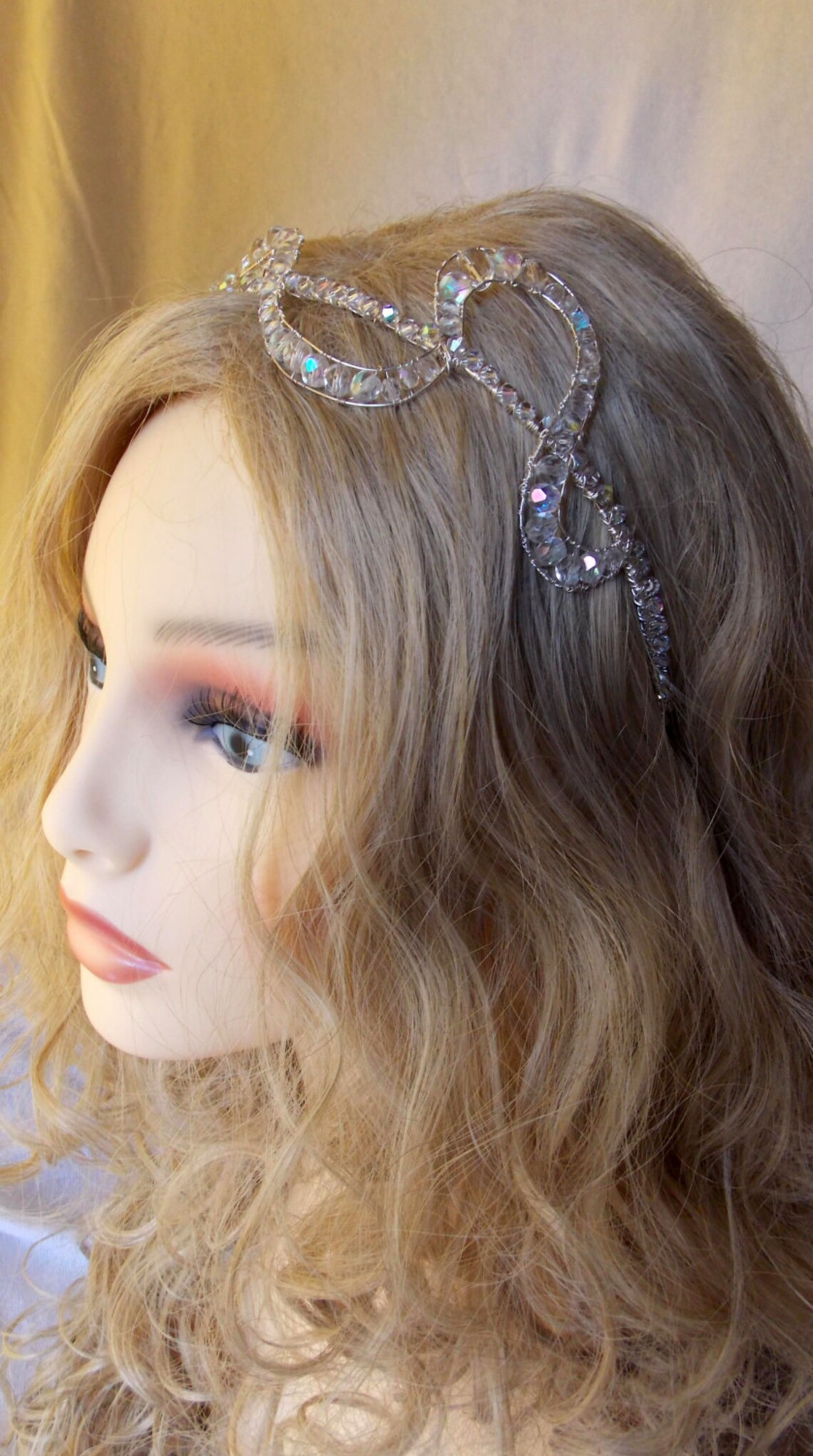 Bride Diadem Crystals Diadem Tiara Bridal Accessories | Etsy