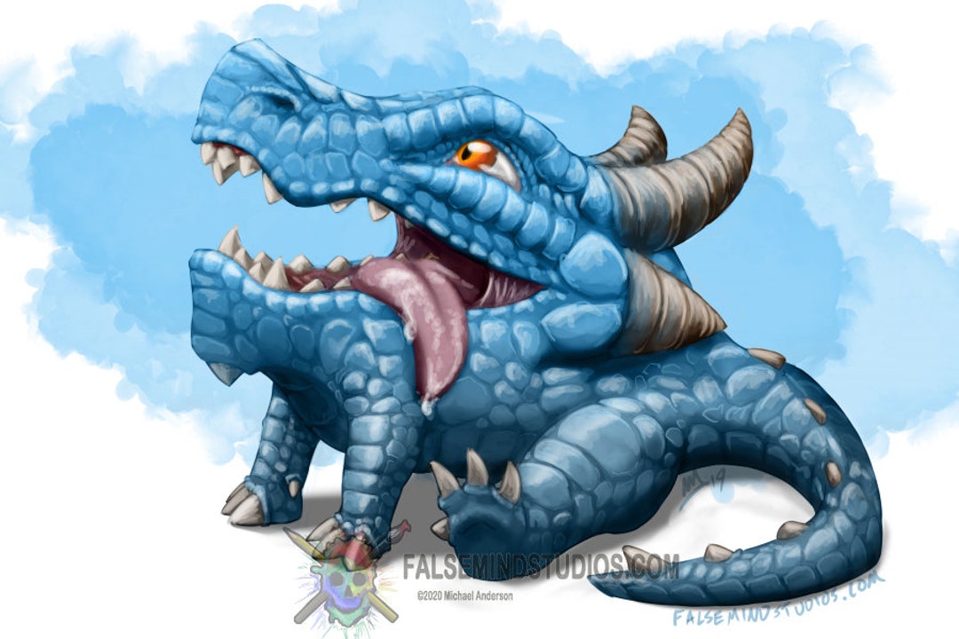 Blue Dragon Borb - Etsy