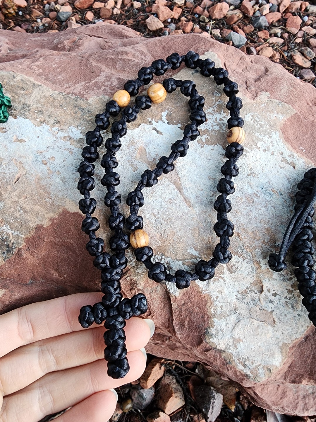 Komboskini/orthodox Prayer Rope 50 Knot Traditional Black - Etsy