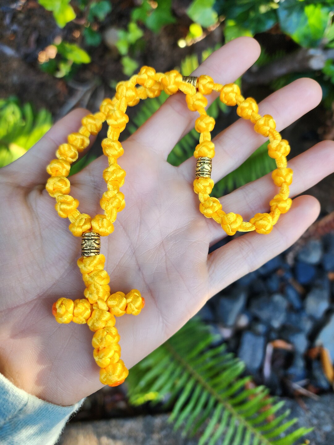 33 Knot Gold Eastern Orthodox Prayer Rope - Etsy