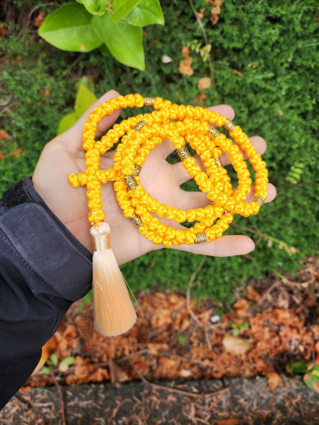 150 Knot Orthodox Prayer Rope St Seraphim of Serov Prayer Rule Gold and ...