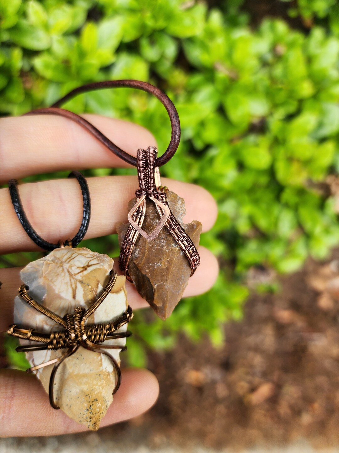 Wire Wrapped Arrowhead in Copper - Etsy