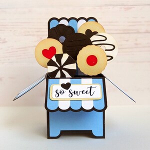 Biscuit Box Card SVG Template. Pop-up Box Card. Biscuits - Etsy UK
