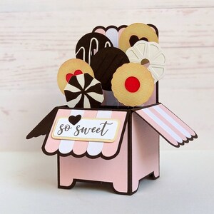 Biscuit Box Card SVG Template. Pop-up Box Card. Biscuits - Etsy UK