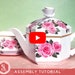 Rose Tea Party Set PDF Templates. Afternoon Tea Party Favour Boxes ...