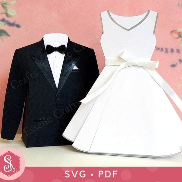 Tuxedo Card Box - Etsy