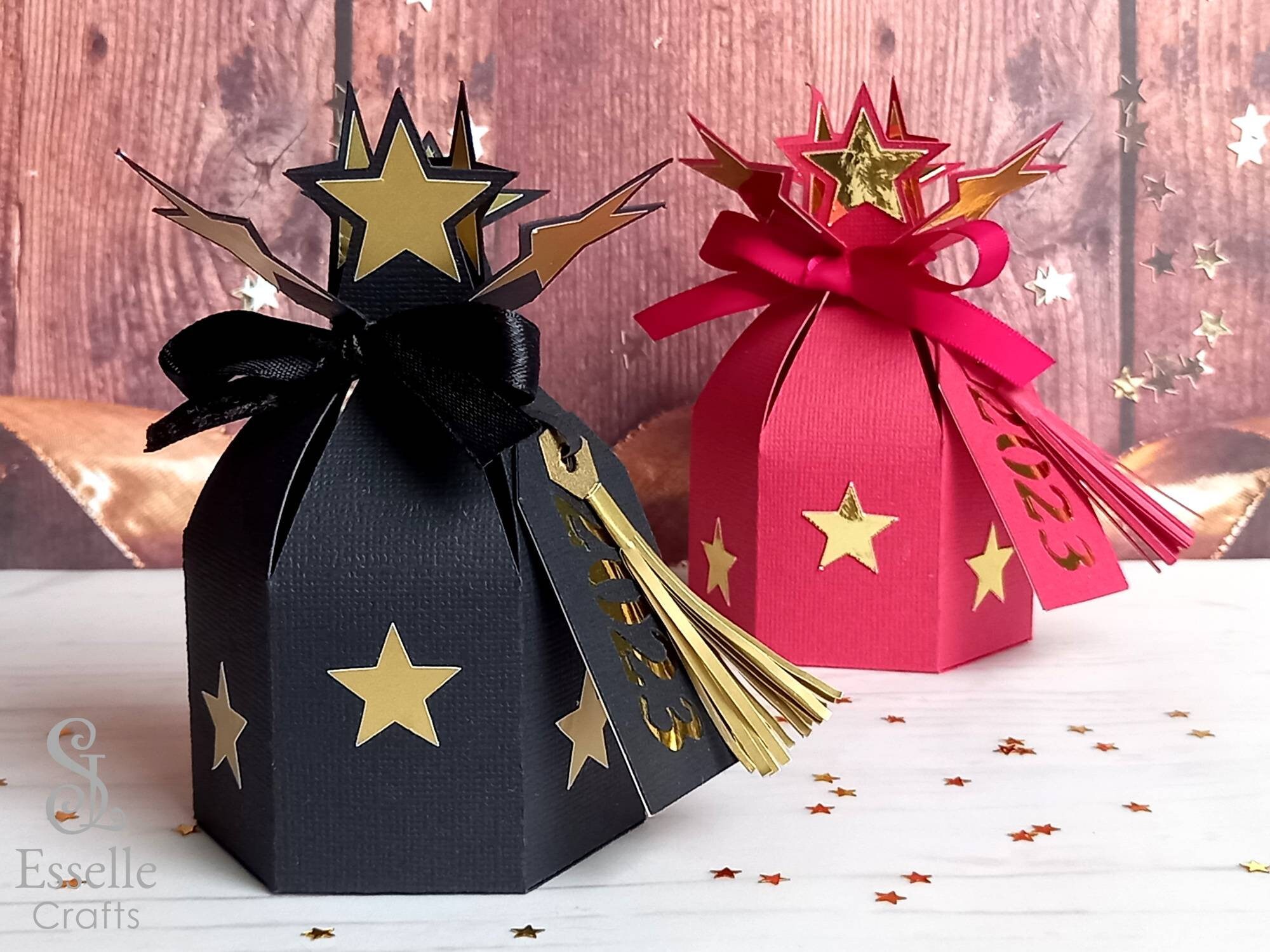 Graduation Star Box SVG PDF Templates. Graduation Gift Box. - Etsy Hong ...