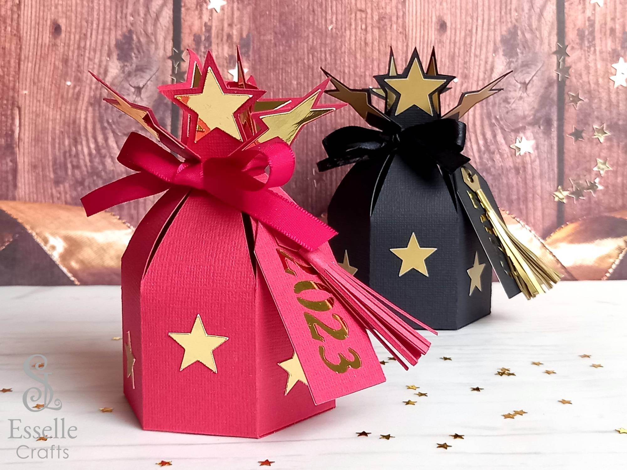 Graduation Star Box SVG PDF Templates. Graduation Gift Box. - Etsy Hong ...