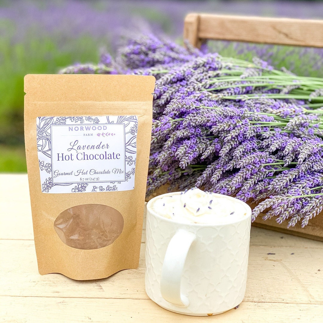 Lavender Hot Chocolate Mix – Gourmet Cocoa Drink Powder - Etsy
