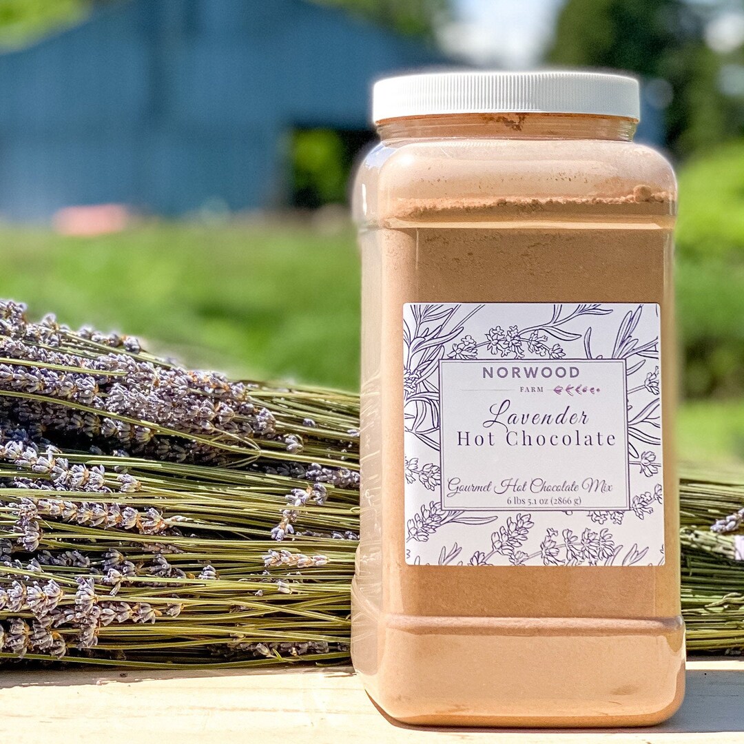 Lavender Hot Chocolate Mix – Gourmet Bulk Cocoa Powder (6 Lb 5 Oz) - Etsy
