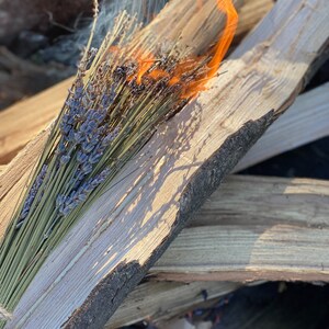 Lavender Fire Starters – Rustic Home & Campfire Set of 3 - Etsy