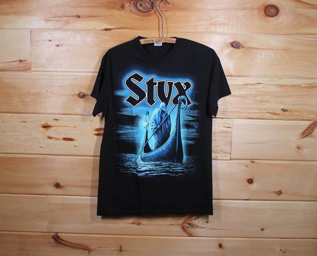Vintage STYX Rock Band Concert Tour Black T-shirt Adult Size Medium - Etsy