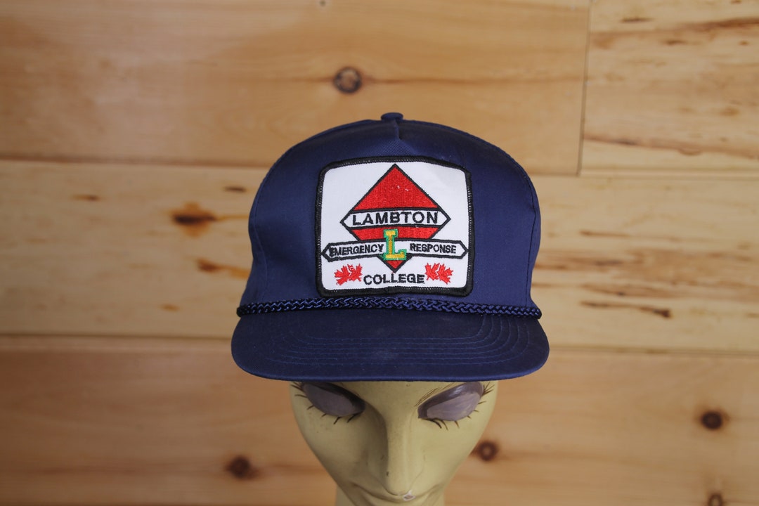 Vintage Lambton College Emergency Response Blue Snapback Rope Hat Adjustable Adult Size - Etsy