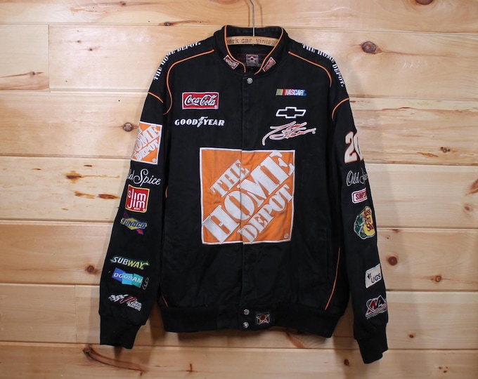 Vintage Jeff Hamilton the Home Depot Tony Stewart Nascar Racing Button ...