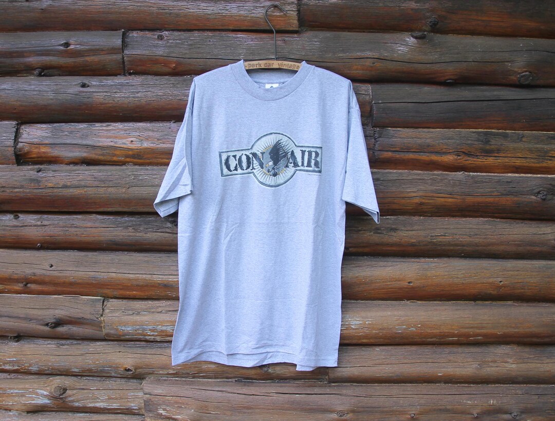 Vintage 1997 Con Air Movie Promo Single Stitch Grey T-shirt Adult Size ...