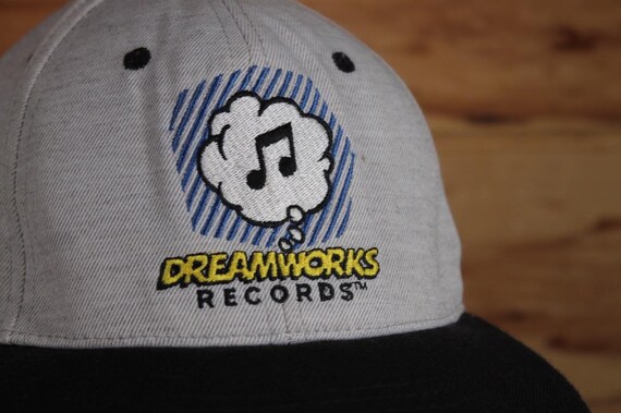 Vintage Dreamworks Records Grey With Black Rim Snapba… - Gem