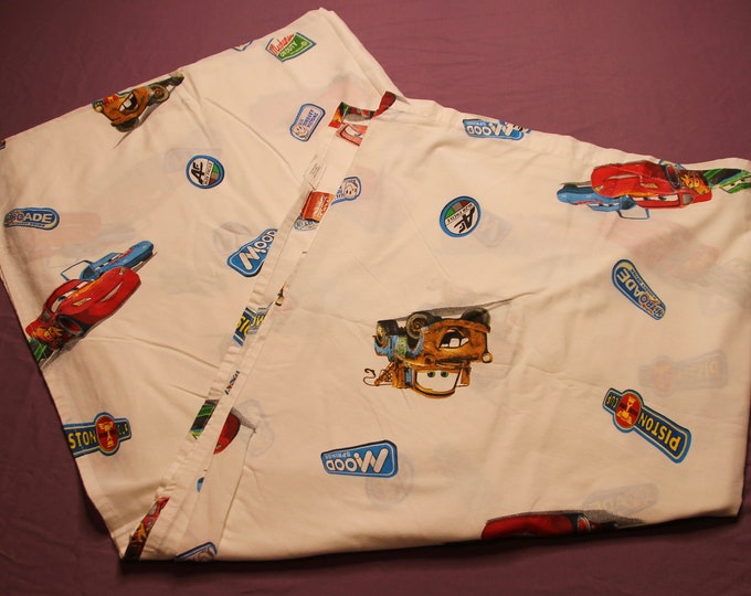 Vintage Disney Pixar Cars Themed Flat Full Bed Sheet - Etsy