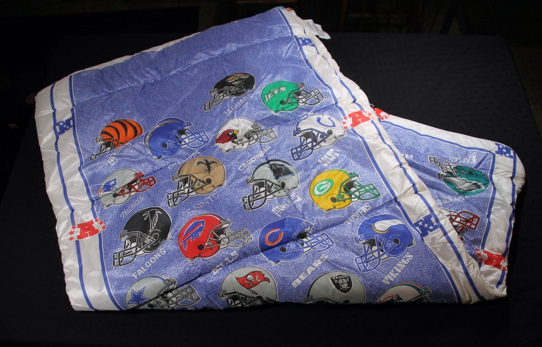 Vintage 1995 NFL Football Helmets All Over Print Sleeping Bag - Etsy