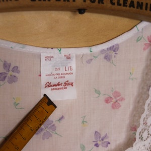 Vintage Slumber Suzy Dreamwear Nighty Floral Night Gown Nighty ...