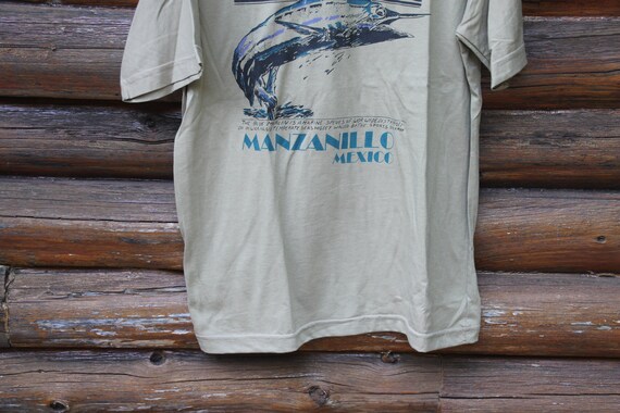 Vintage Marlin Manzanillo Mexico Fish Fishing V-Neck … - Gem