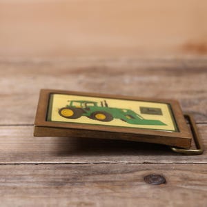 Vintage John Deere 1984 Farm Tractor Loader Bronze Belt Buckle - Etsy