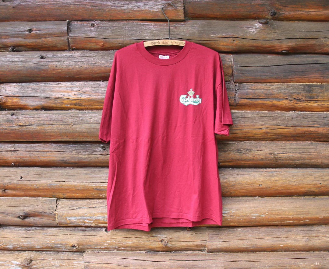 Vintage Carlsberg Maroon Single Stitch Beer T-shirt Adult Size XL - Etsy