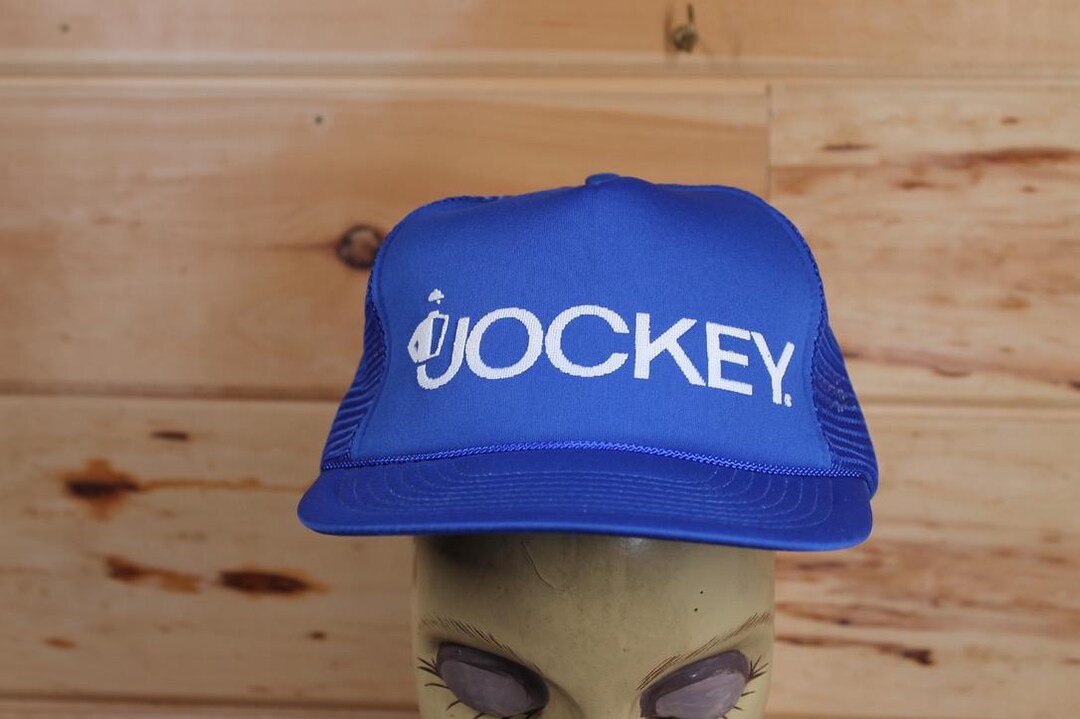 Vintage Jockey Underwear Blue Rope Trucker Snapback Hat Adjustable ...