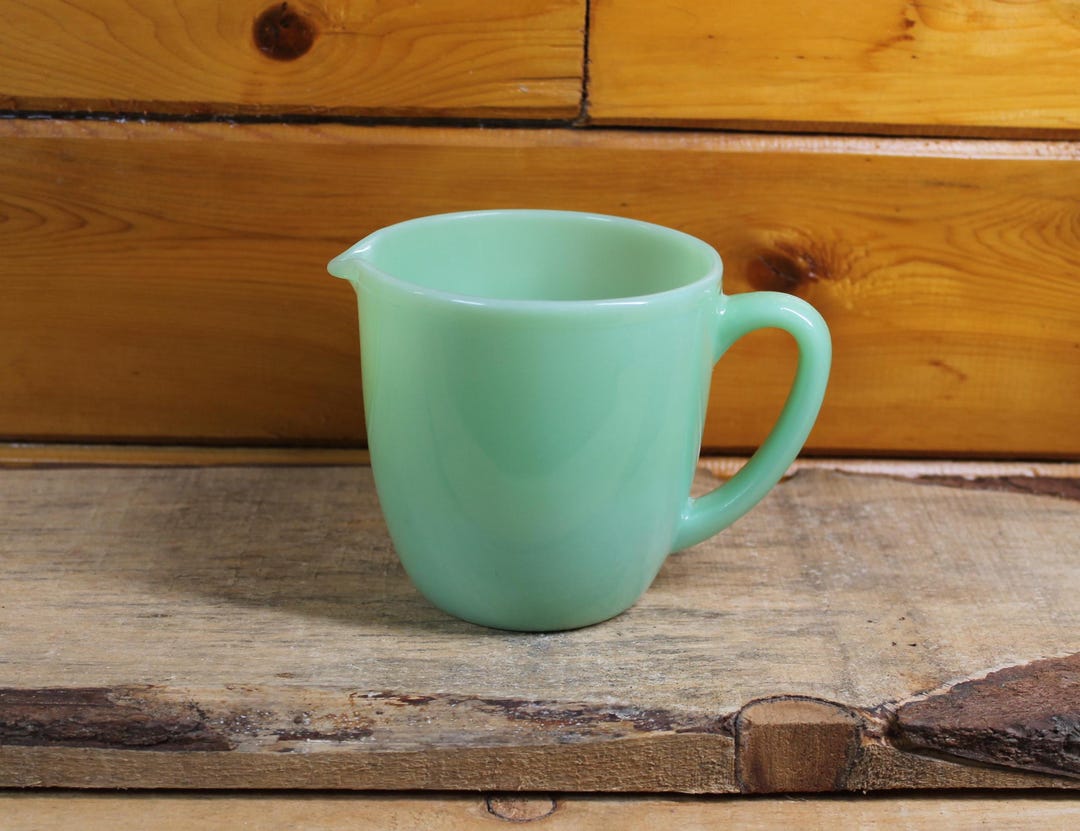 Vintage Fire King Jadeite Green Milk Pitcher 20oz -- Country Kitchen ...