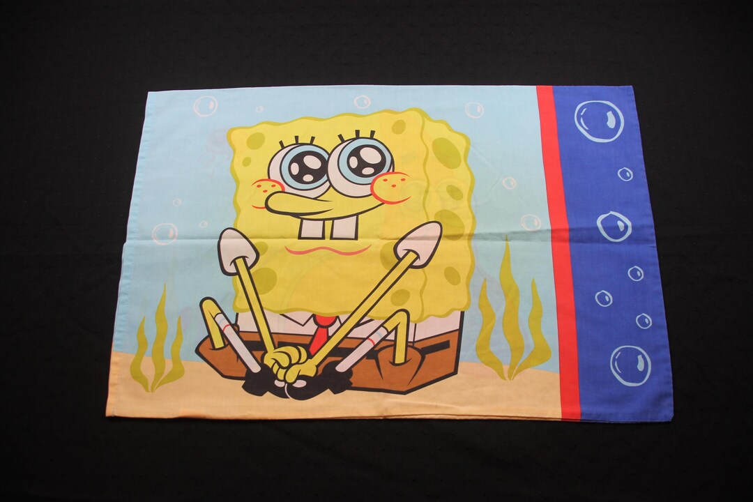 Vintage Spongebob and Patrick Themed Pillow Case Pillowcase - Etsy