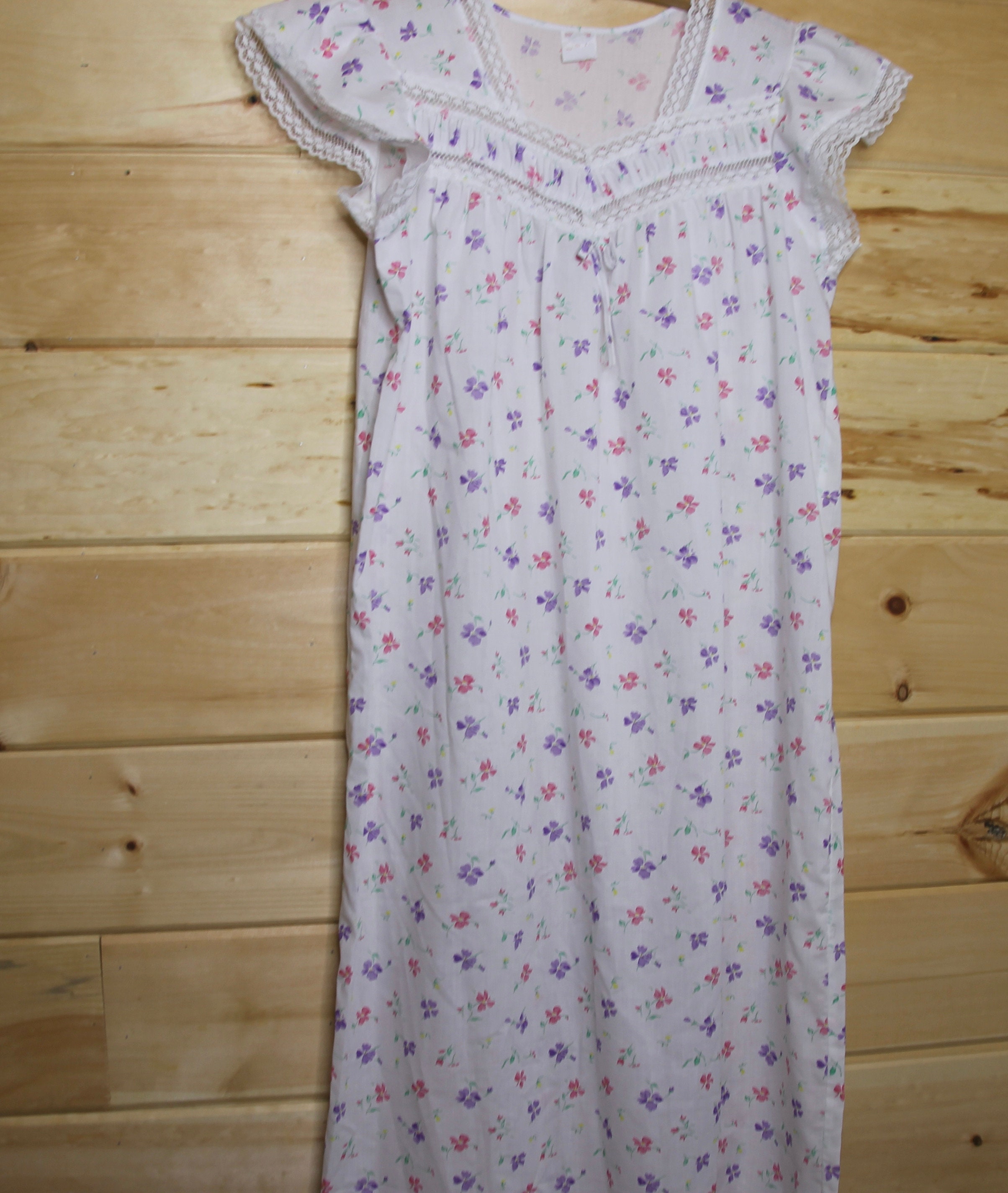 Vintage Slumber Suzy Dreamwear Nighty Floral Night Gown Nighty ...