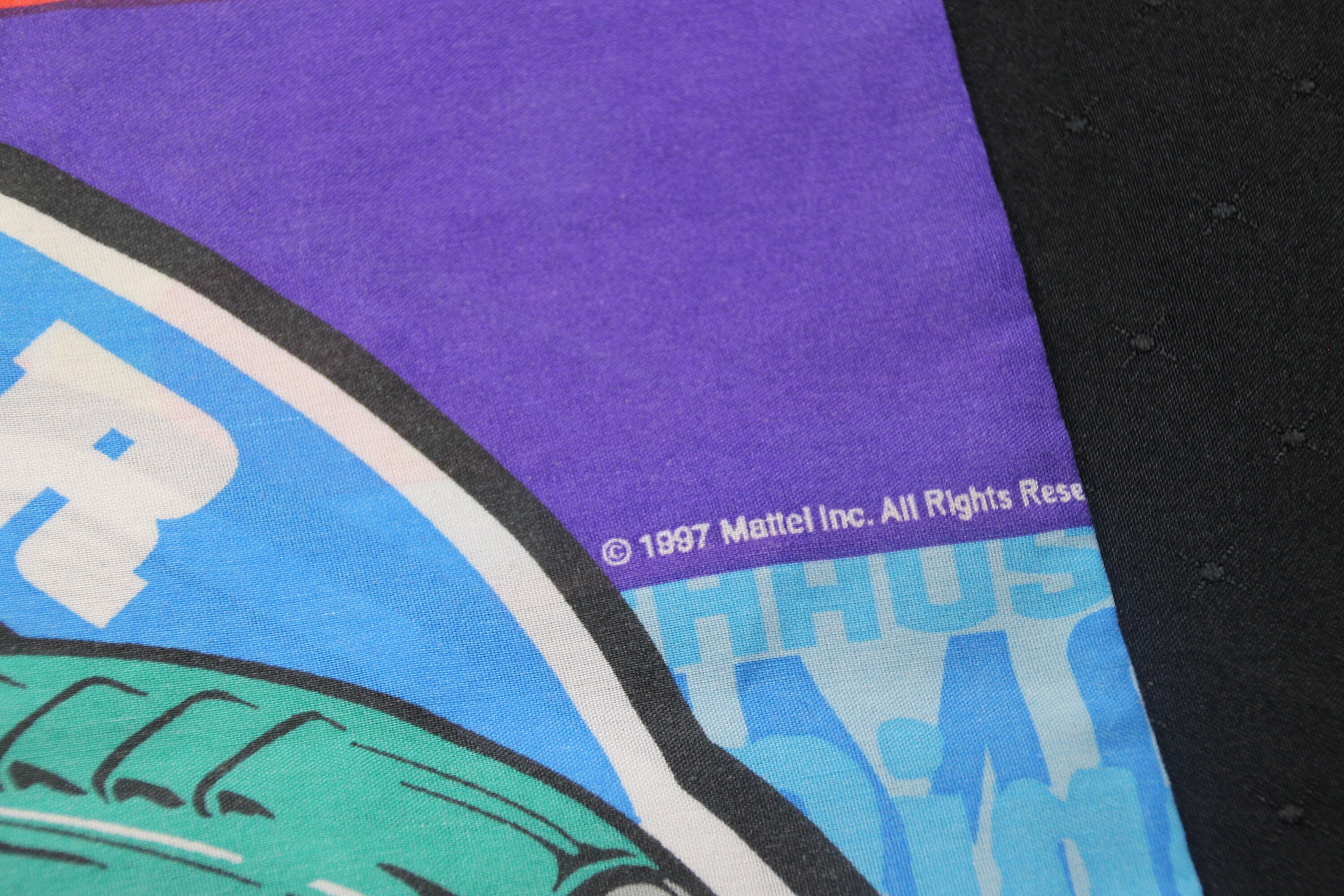 Vintage 1997 Hotwheels Hot Wheels Pattern Racing Car Kids Room Themed ...