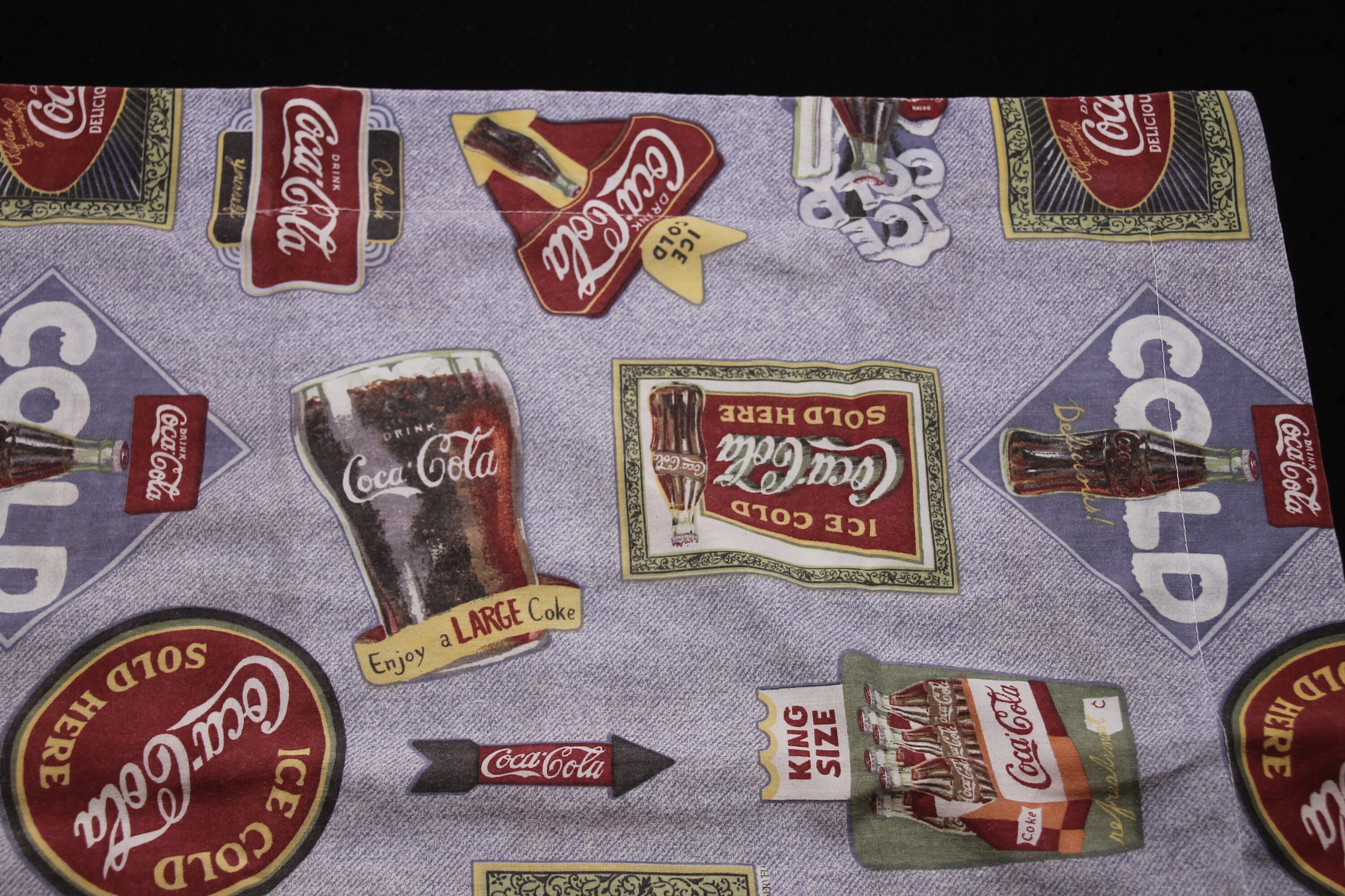 Vintage Pair of Coca Cola Coke Themed Pillow Shams - Etsy