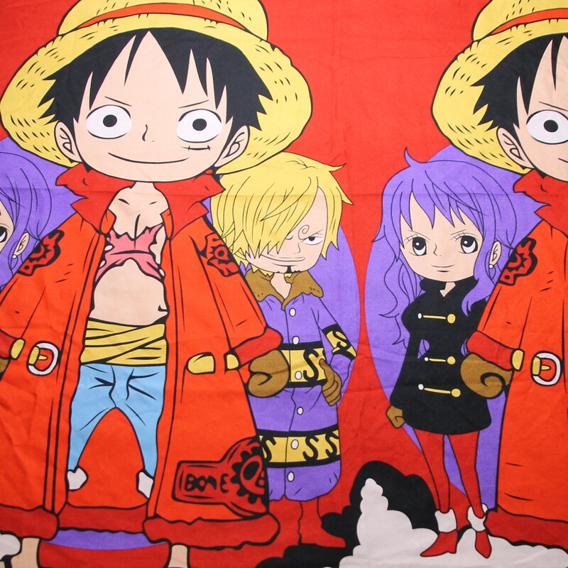 One Piece Anime Fabric - Etsy
