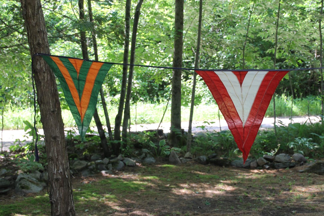 Vintage Bunting Pennant String Rope of Flags - Cottage Boathouse ...