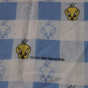 Vintage Tweety Bird Twin Flat Bed Sheet With Matching Pillowcase - Etsy