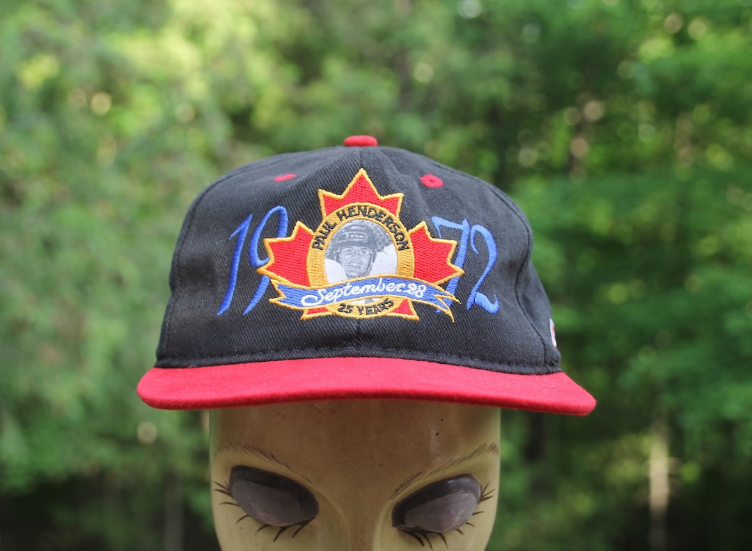 Vintage Paul Henderson CCM Hockey 25 Years Team Canada Black and Red ...