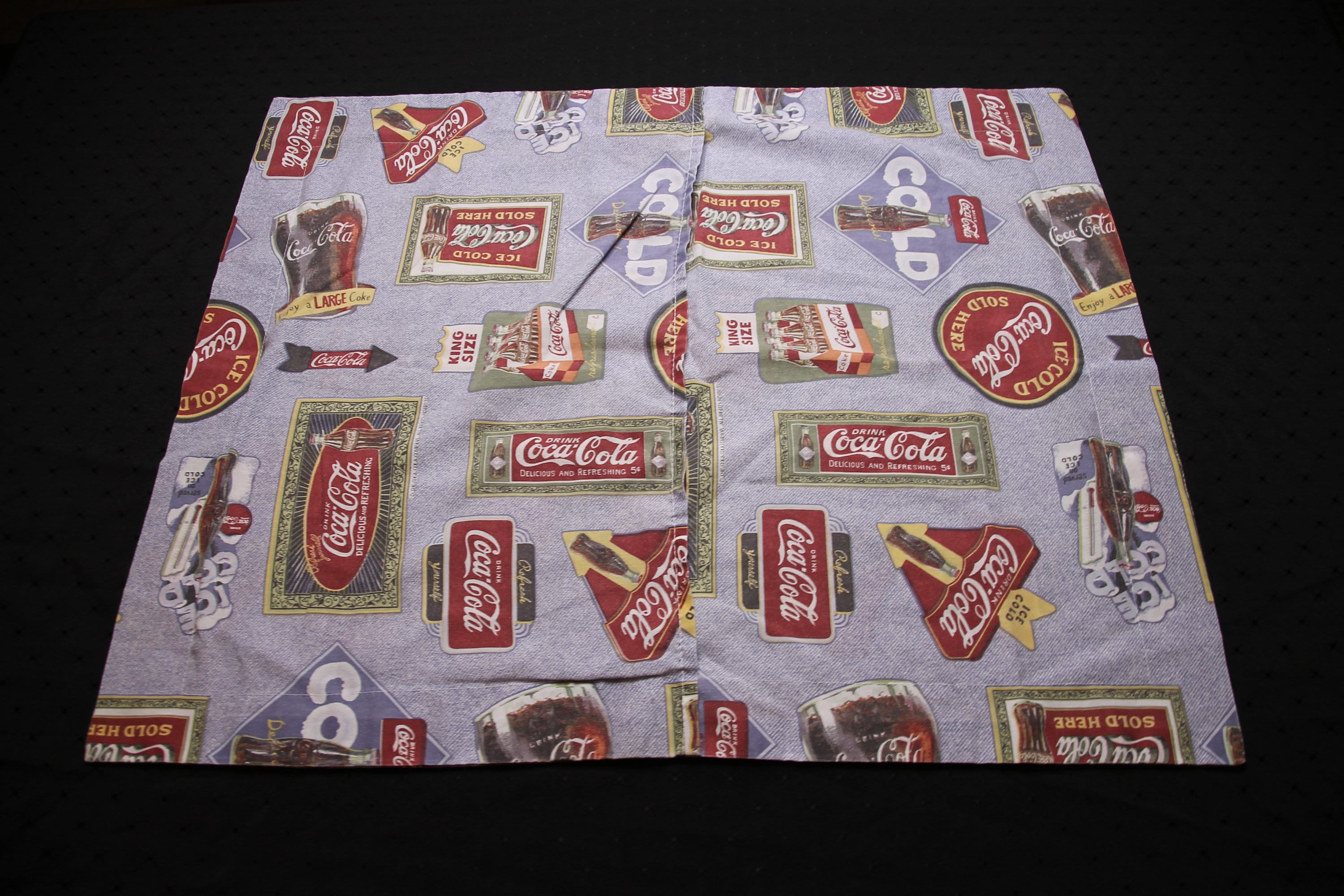 Vintage Pair of Coca Cola Coke Themed Pillow Shams - Etsy