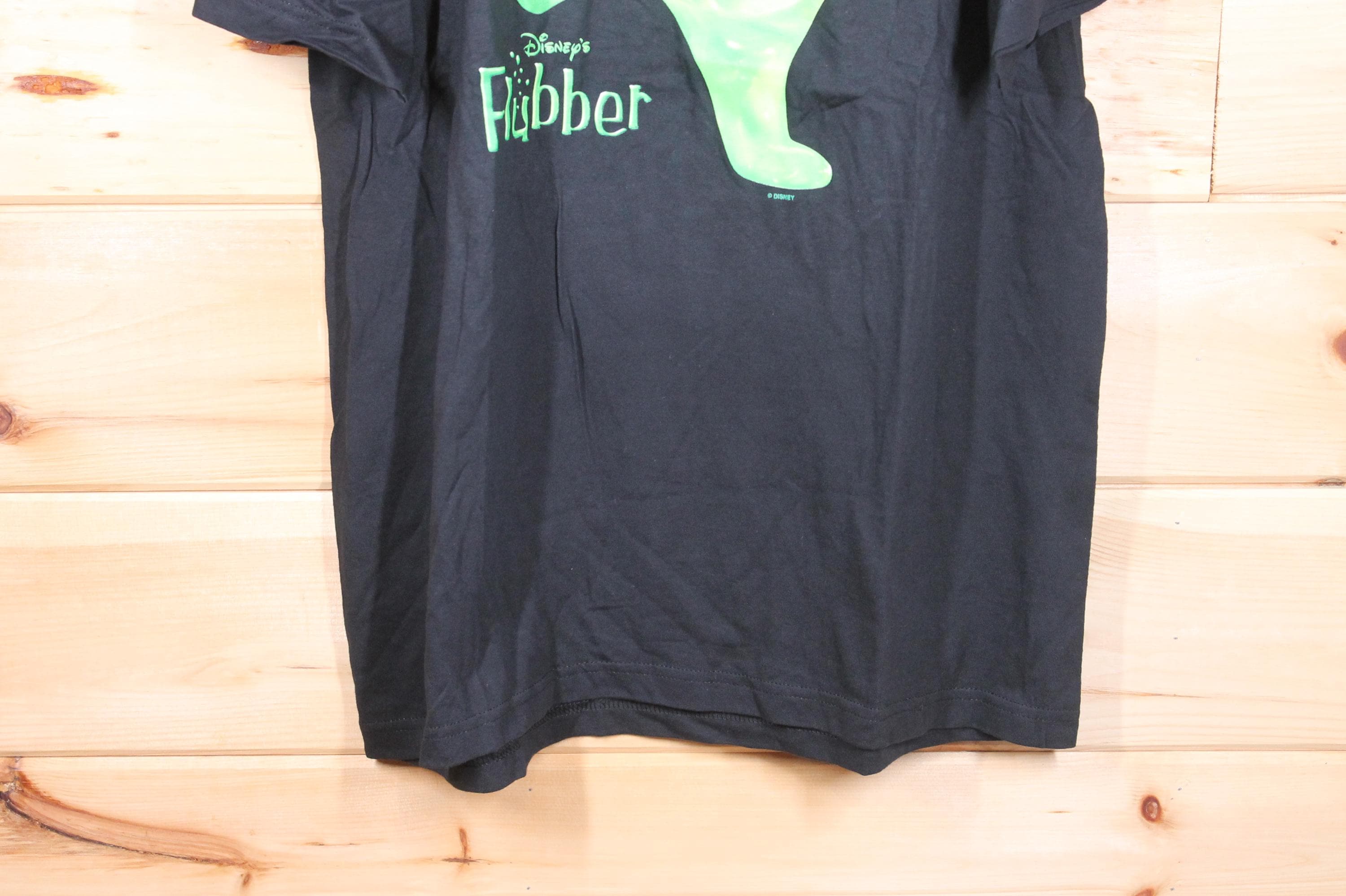 Vintage Disney Flubber 1997 Movie Promo Promotional Black T Vintage Disney Flubber 1997 Movie Promo Promotional Black T