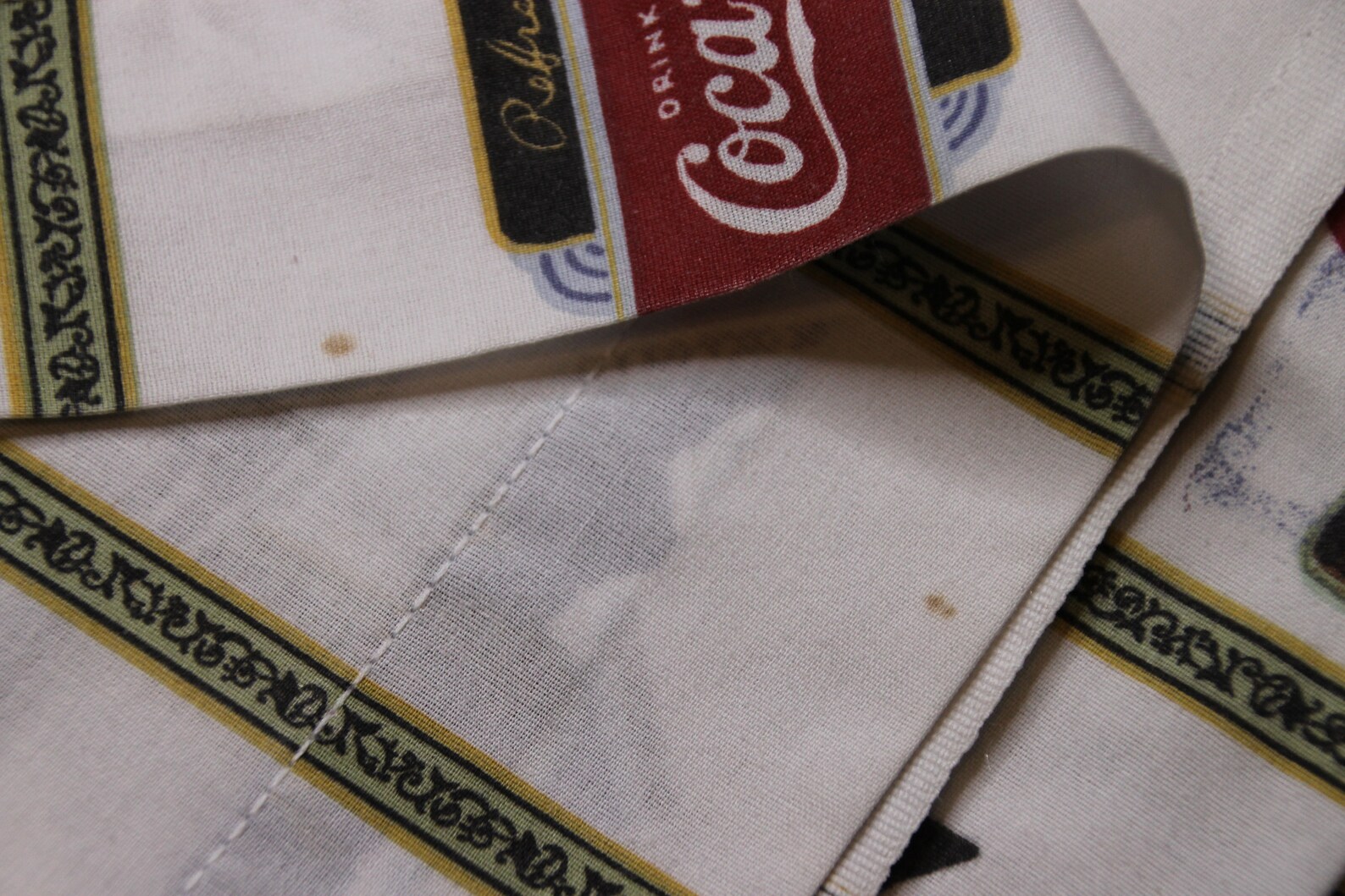 Vintage Coke Coca Cola Themed Flat Twin Size Bed Sheet - Etsy