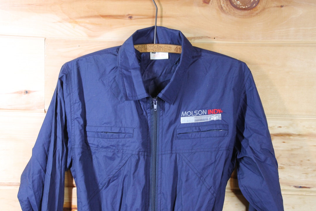 Vintage Molson Indy Pit Crew One Piece Body Suit Women's Size Small ...