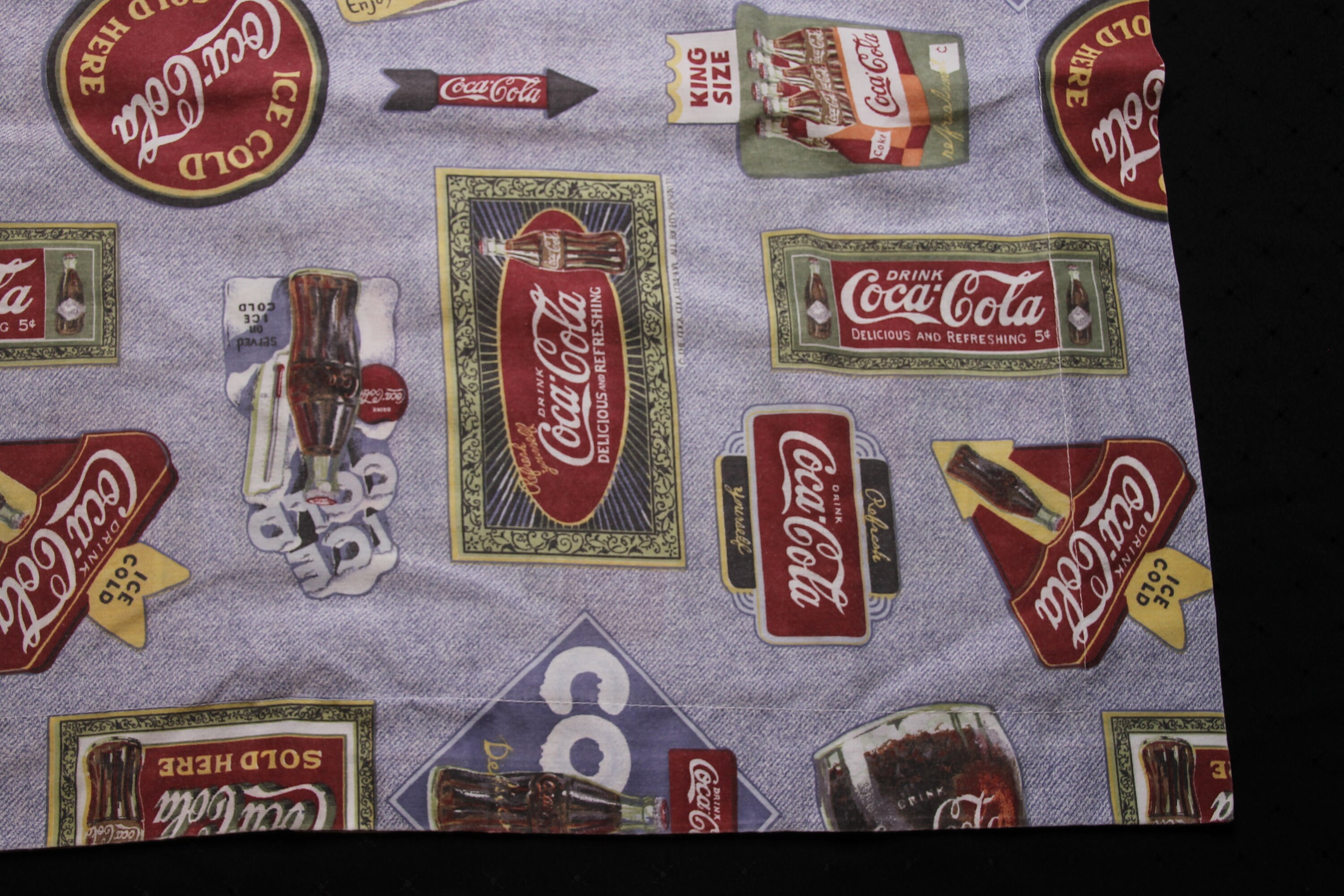 Vintage Pair of Coca Cola Coke Themed Pillow Shams - Etsy