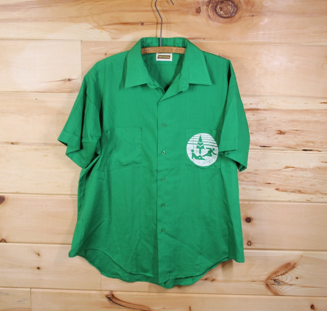 Vintage City of Toronto Parks and Recreation Green Button up Short ...