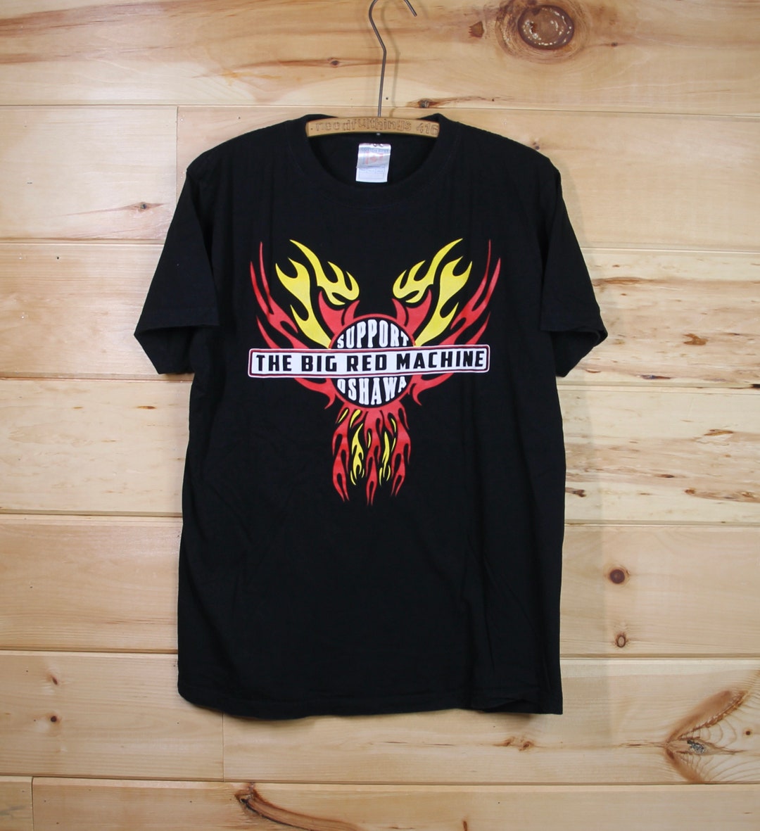 Vintage Support the Big Red Machine Hells Angels Oshawa Ontario Double ...