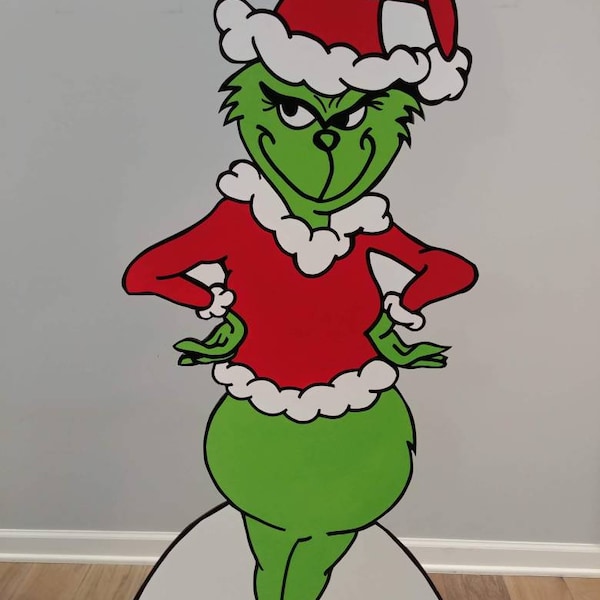 Grinch Cutout - Etsy
