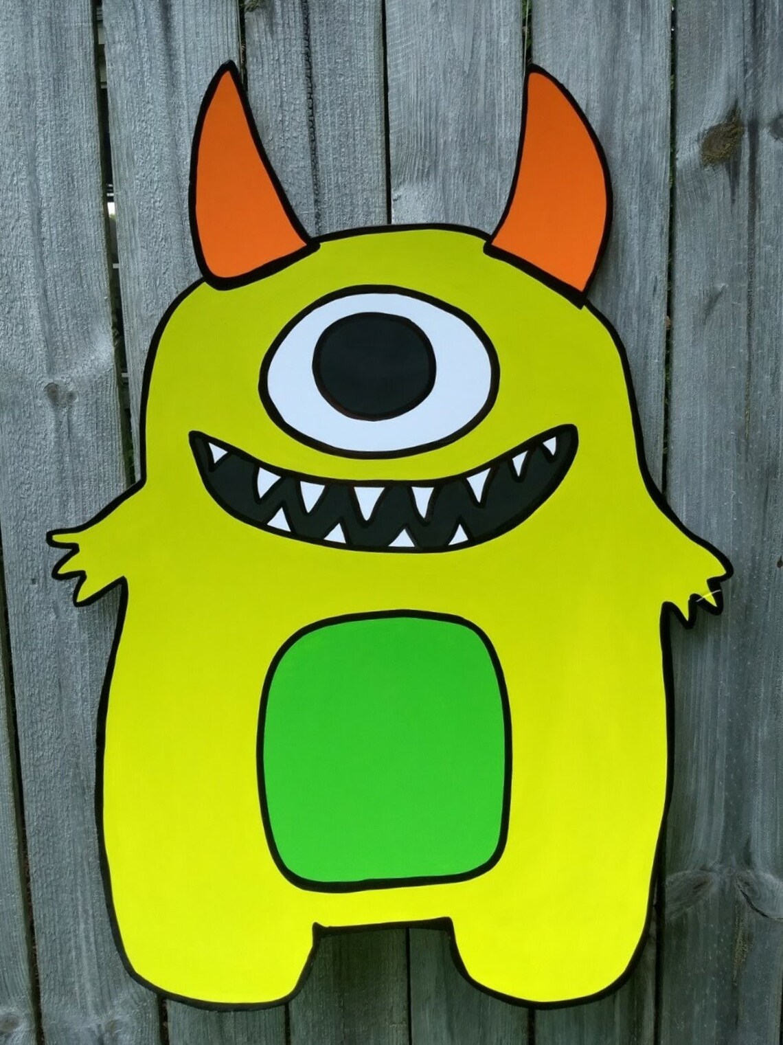 FOAMBOARD - MONSTER PARTY Prop - One Eyed Monster - Etsy