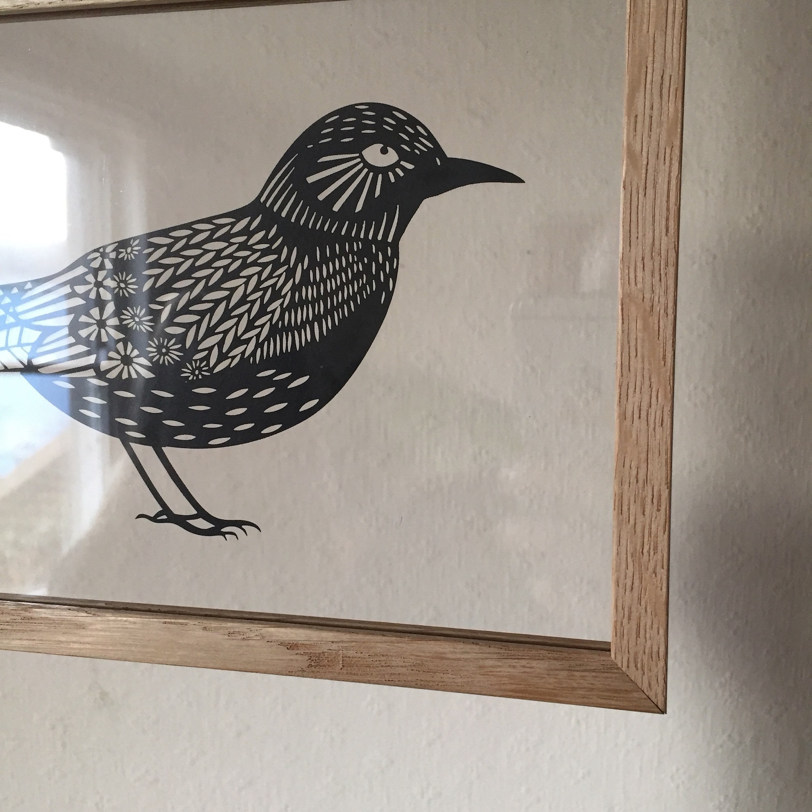 Papercut Blackbird A5 Floating Frame Papercut Bird Frame | Etsy