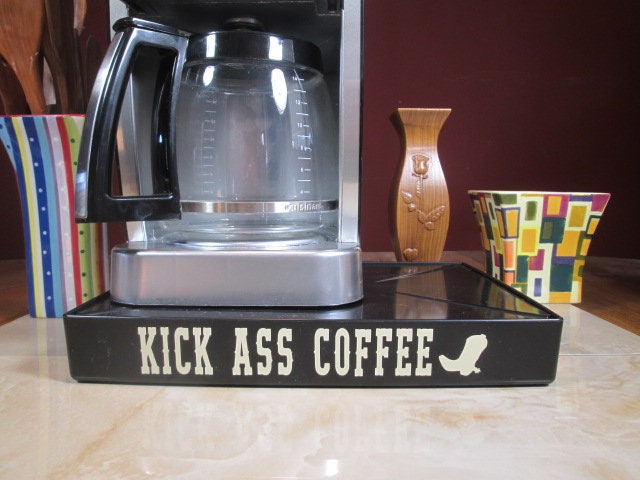 Coffee Station Overflow Deck Coffee Accessory With Words Applied in ...