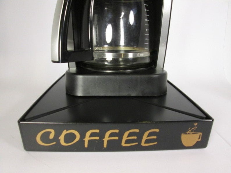 Coffee Station Overflow Deck Coffee Accessory With Words Coffee Applied ...