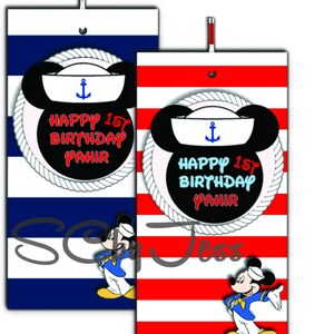 Nautical Mickey Party Pack - Etsy
