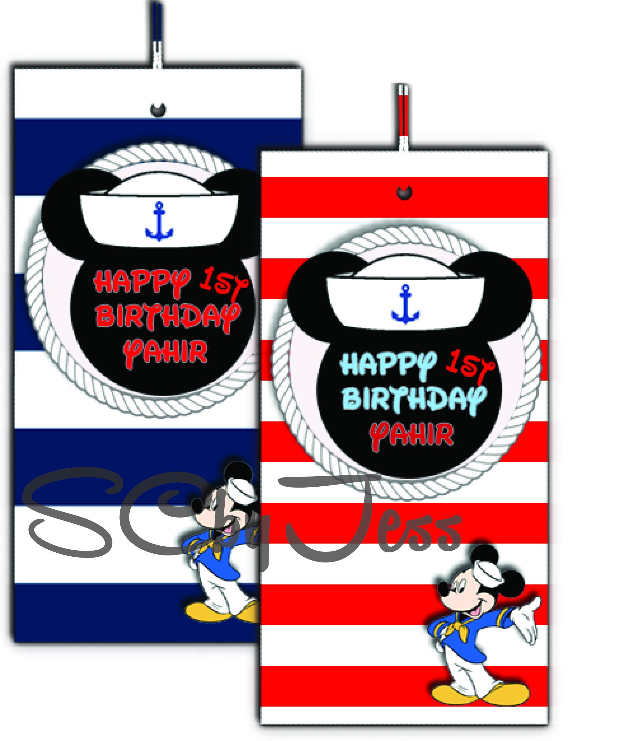 Nautical Mickey Party Pack - Etsy